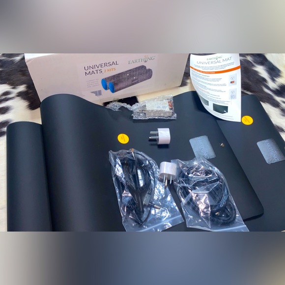 EARTHING | Other | Earthing Chair Mat Set Of 2 Grounding Mat For Chairs ...